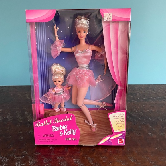 Mattel | Toys | Vintage Ballet Recital Barbie Kelly Doll Gift Set 997 ...